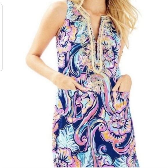 Lilly Pulitzer | Dresses | Lilly Pulitzer Carlotta Stretch Shift Dress ...
